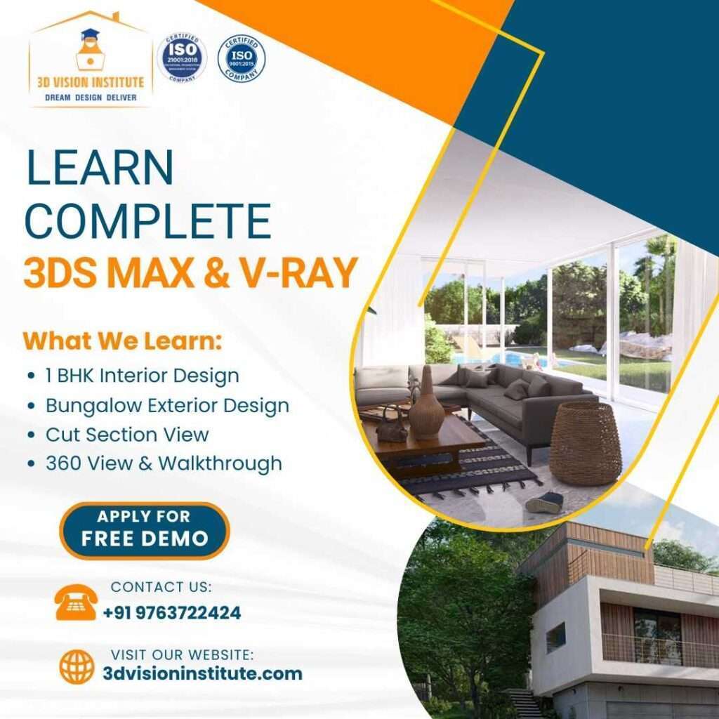 3Ds Max Course In Pune I 3D Vision Institute